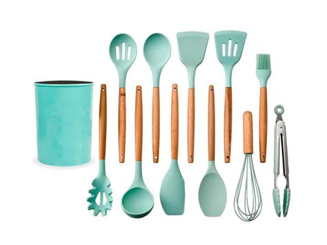 Kit Utensílios Silicone para Cozinha Premium 12 Peças