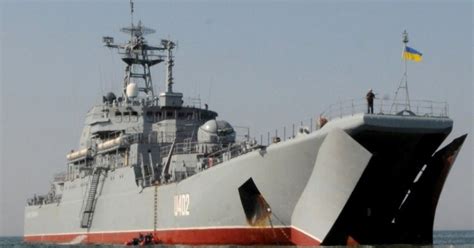 Ukraińcy uszkodzili zbudowany w Polsce desantowiec przejęty przez Rosję