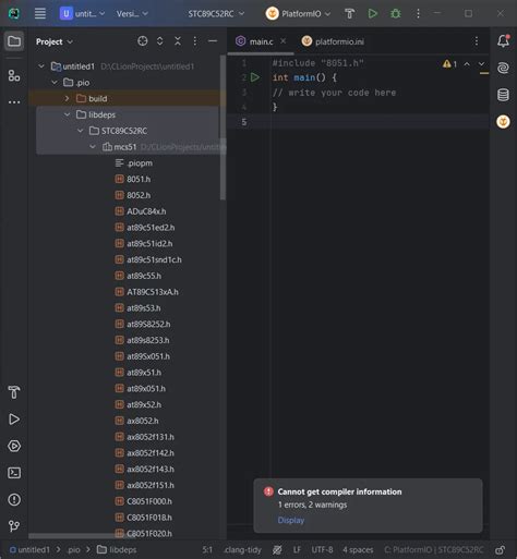 Clion Platformio