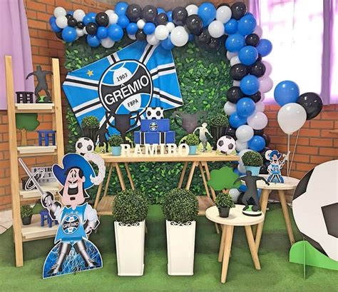 Decoração do Grêmio 16 ideias para uma festa do tricolor Bolo Guaraná