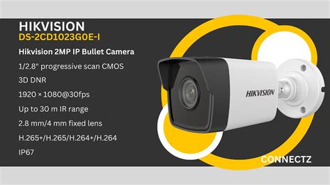 Hikvision IP Camera 2MP Bullet DS 2CD1023G0E I DS 2CD1023G0 IU DS