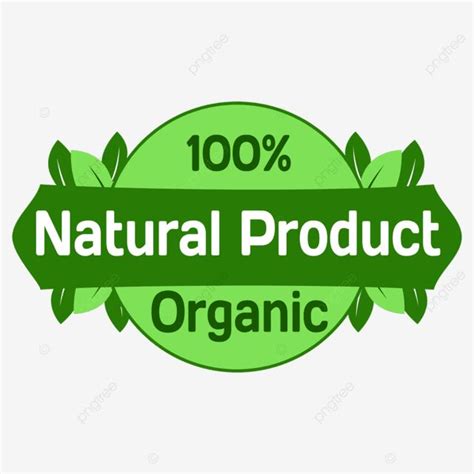 Natural Organic Vector Art Png Organic Natural Product Label