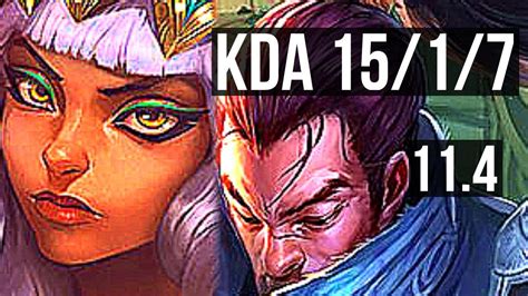 QIYANA Vs YASUO MID 15 1 7 Rank 4 Qiyana 6 Solo Kills Legendary