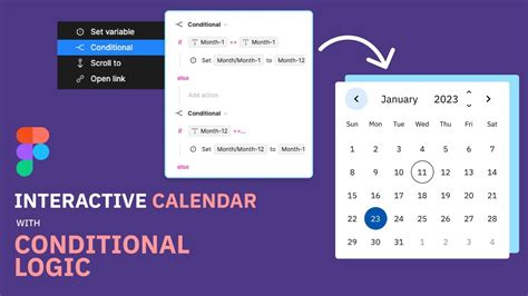 Create Interactive Calendar Date Picker Using Local Variables And
