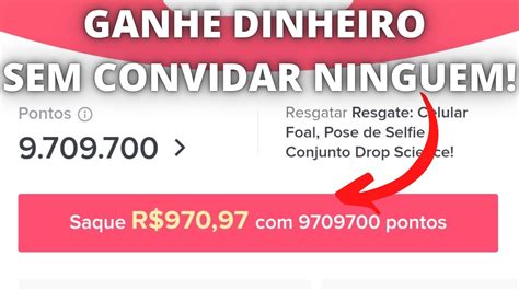 Como Ganhar DINHEIRO no Tik Tok sem convidar ninguém 3 FORMAS