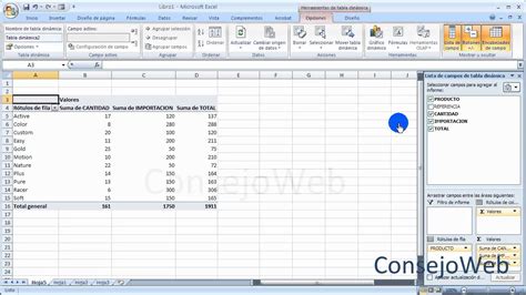 Excel 2007 2010 Como Hacer Tablas Dinamicas En Excel YouTube