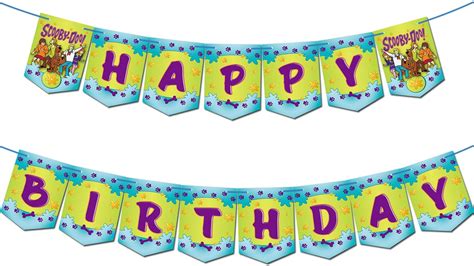 7pc Scooby Doo Surfing Shape Balloon Bouquet Party Decoration Happy