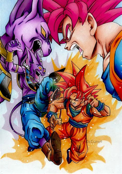 Goku Vs Bills By Pensierimorti On Deviantart