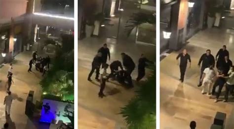 VIDEO Guardias de seguridad dan golpiza a jóvenes expulsados del antro