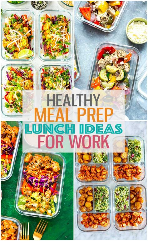 40 Healthy Meal Prep Lunch Ideas For Work Squelo