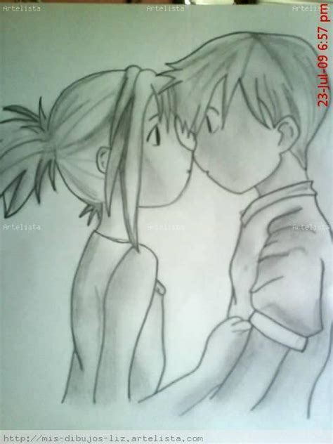 Dibujos A Lapiz De Enamorados