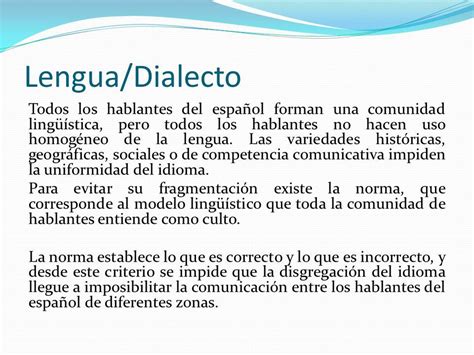 Qué es el dialecto Definición FÁCIL con EJEMPLOS