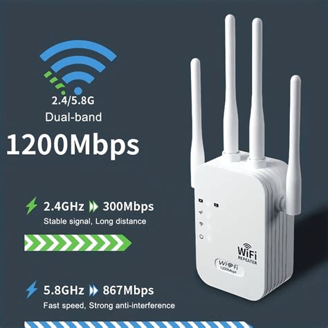 Wifi Extender Wifi Booster X Stronger Mbps Wifi Ghz Dual