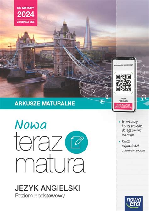 NOWA Teraz matura Język angielski Arkusze maturalne z cyfrowym