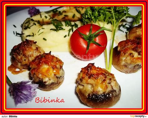 Chutné zapečené žampiony recept TopRecepty cz