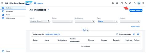 Provision An Instance Of SAP HANA Cloud SAP HANA Database SAP Tutorials