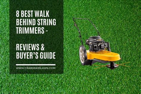 Best Walk Behind String Trimmers Reviews Buyers Guide