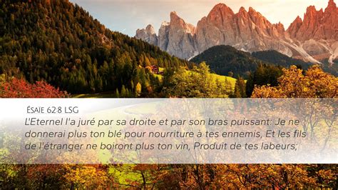 Ésaïe 62 8 LSG Desktop Wallpaper L Eternel l a juré par sa droite et