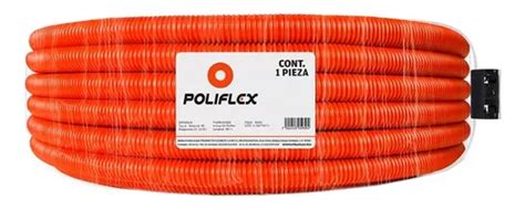 Poliducto Flexible Poliflex Naranja Mm Mtrs Meses Sin Inter S