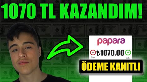 BU SİTEDEN 1070 TL PARA KAZANDIM Ödeme Kanıtlı İnternetten Para