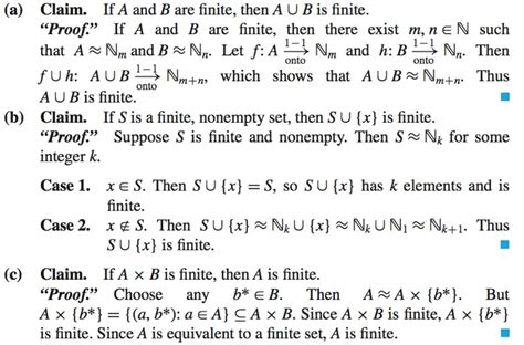 solved a if a and b are finite then a u b is finite