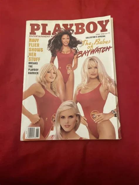 PLAYBOY MAGAZINE JUNE 1998 The Babes Of Baywatch Collector S Special