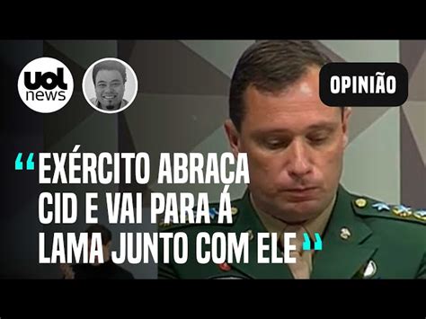 Mauro Cid empurra o Exército para a lama ao ir fardado à CPMI do Golpe