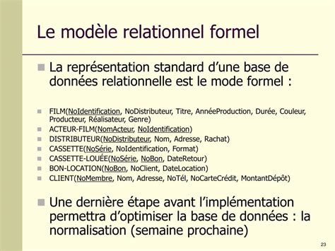 Ppt Cours Passage Du Mcd Au Mpd Le Mod Le Relationnel Powerpoint