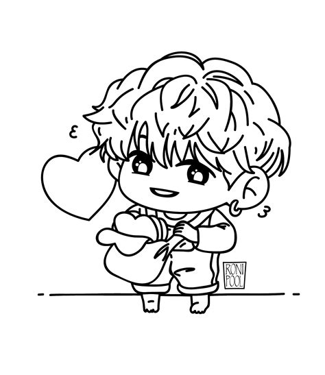 Bt21 Characters Coloring Pages Dibujos De Colorear