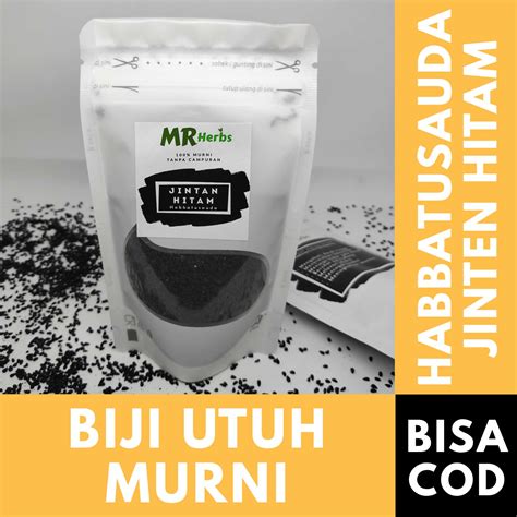 Habbatussauda Asli Biji Bukan Bubuk Minyak Jintan Hitam Isi 150gr By