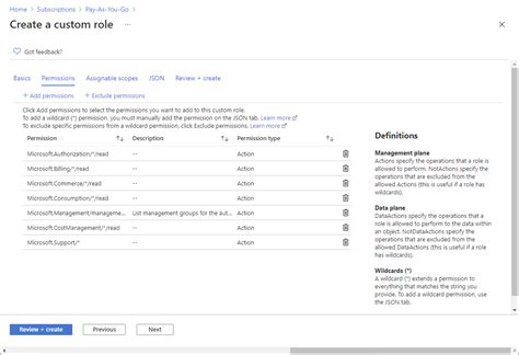 Create Or Update Azure Custom Roles Using The Azure Portal Azure Rbac