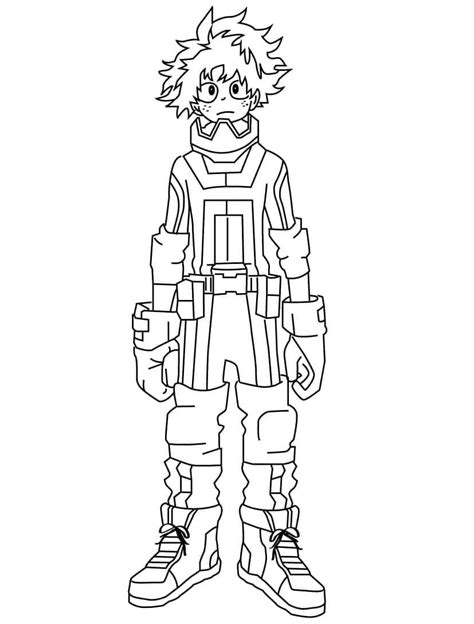 Desenhos De Deku Midoriya Para Colorir E Imprimir ColorirOnline