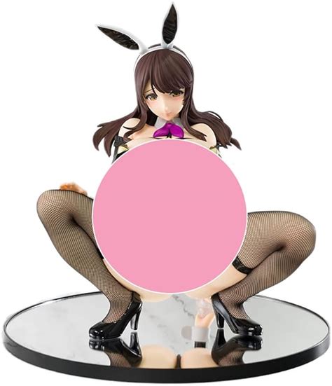 Jp Ceyone アニメフィギュアエッチフィギュアオリジナルキャラクター 三柿野ひより 14バニーver。服は取り外し可能なスタチューおもちゃモデルコレクション人形の
