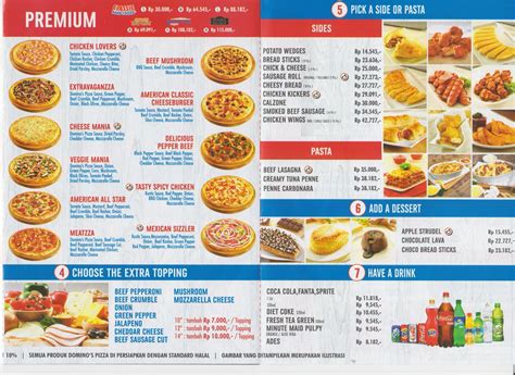 Domino S Printable Menu With Prices Your Guide To Ordering