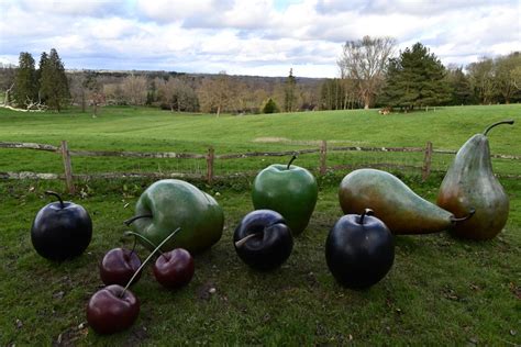 Borde Hill Garden Fruit Sculptures Michael Garlick Geograph