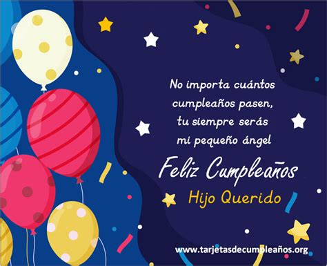 Tarjetas de Cumpleaños para un Hijo Imágenes con frases