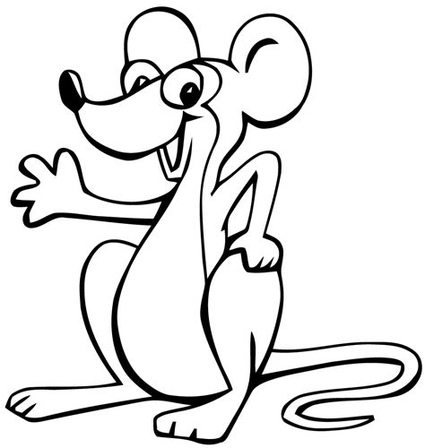 Coloriage Souris Facile Imprimer