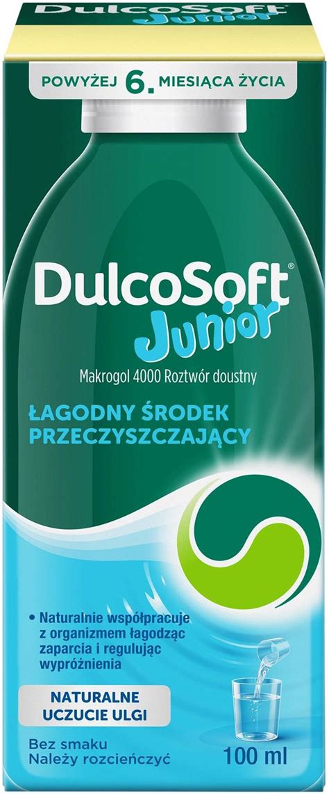Dulcosoft Junior Płyn na zaparcia dla dzieci 100ml Opinie i ceny na