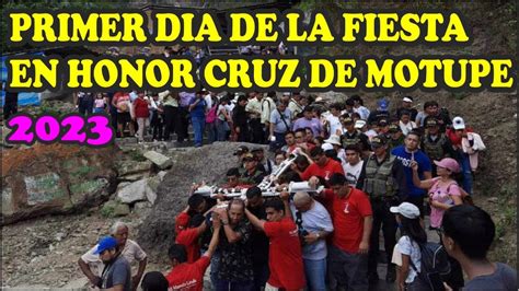 ASI EMPIEZA LA FIESTA EN HONOR A LA SANTÍSIMA CRUZ DE MOTUPE 2023 YouTube