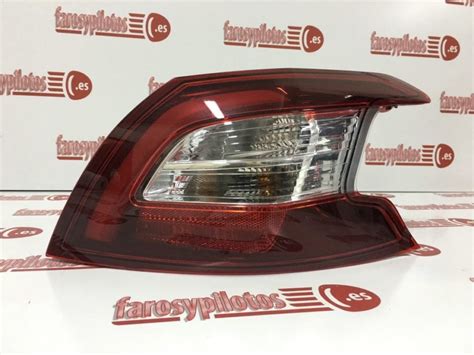 Piloto trasero derecho Peugeot 308 II año 2014 a 2017 Blanco Faros y