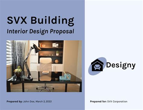 Interior Design Proposal Sample Venngage