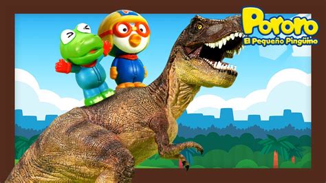Pororo y Tiranosaurio Juego y canción de dinosaurio para niños