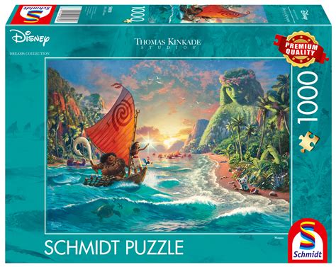 PQ Puzzle 1000 El THOMAS KINKADE Vaiana Skarb Oceanu Disney Sklep