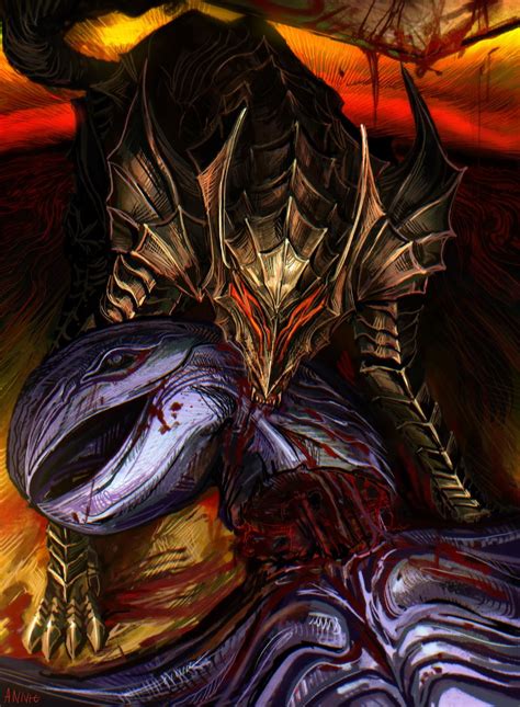 Guts Griffith Femto And Beast Of Darkness Berserk Drawn By