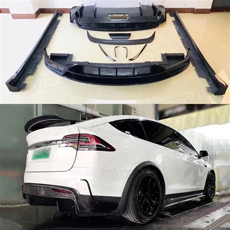 Carbon Fiber Car Body Kits Bumper Lip Splitters Auto Spoiler Side