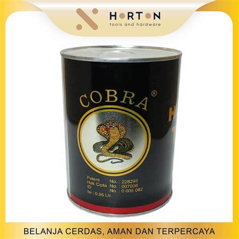 Jual Thinner Cobra Hitam High Gloss Pengencer Cat Liter Shopee