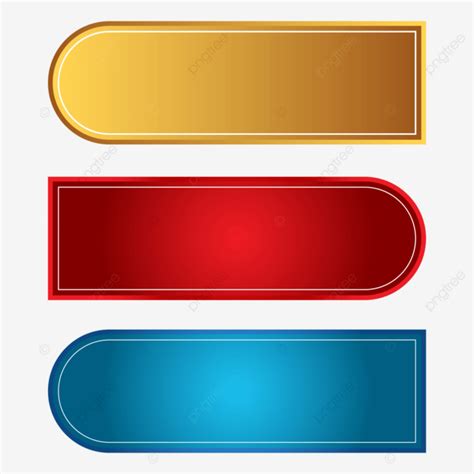 Conjunto De Cuadro De Texto De Marco De Título De Patrón De Banner