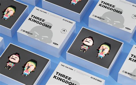 IP design tide play blind box design 三国人物IP设计 on Behance