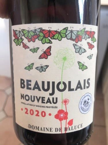 Domaine De Baluce Beaujolais Nouveau Vivino US