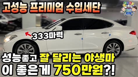 성능좋고 잘 달리는 야생마 고성능 프리미엄 수입차가 750만원 YouTube